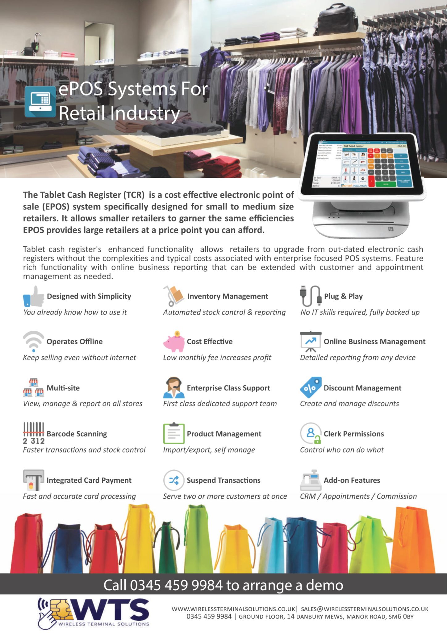 ePOS Systems for the Retail Industry | Wireless Terminal Solutions