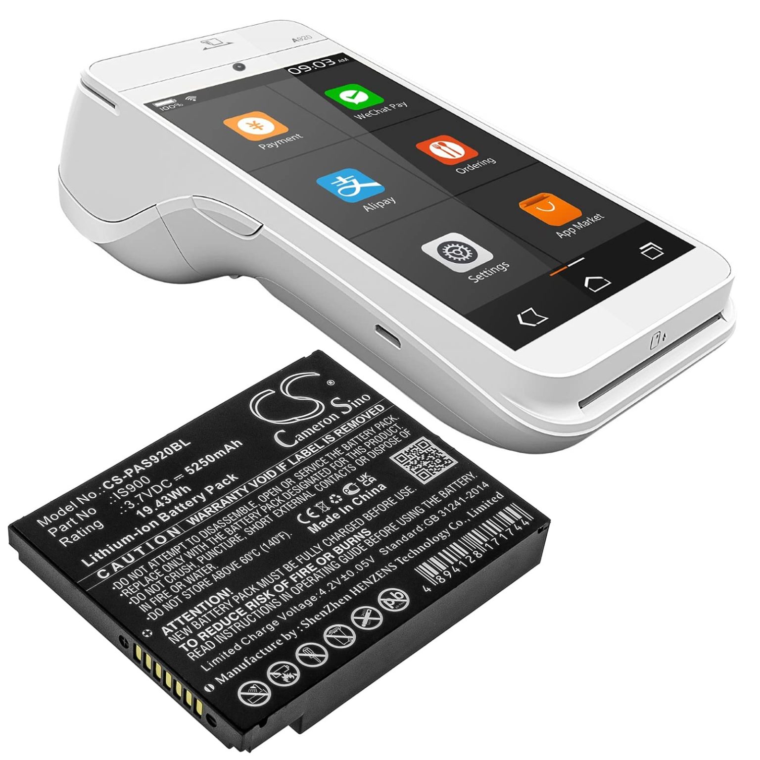 Buy Castles Battery – Replacement Battery for Castles Terminals
